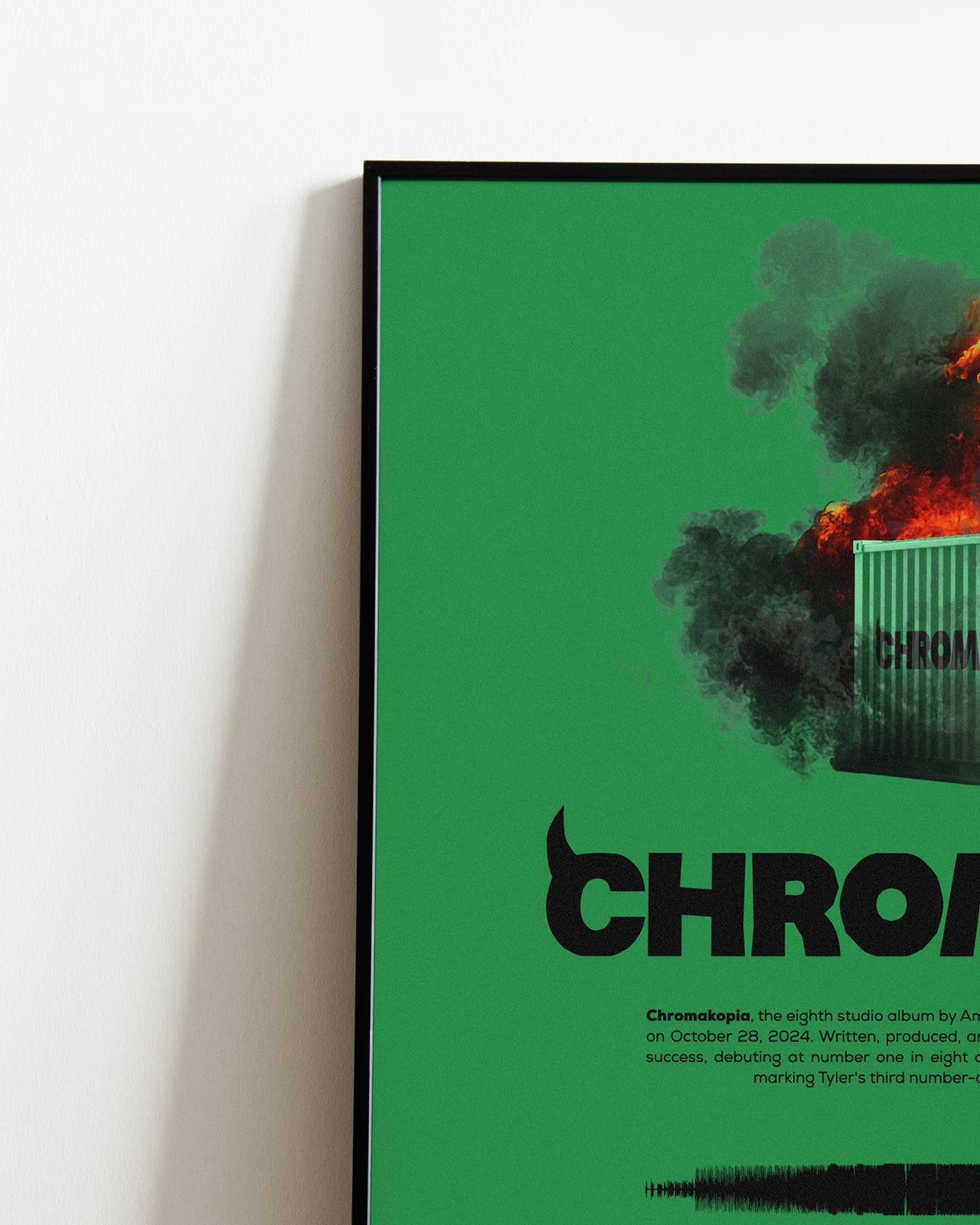 "Chromakopia" by Tyler, the Creator | Soundwave Art Poster – The Wav Room